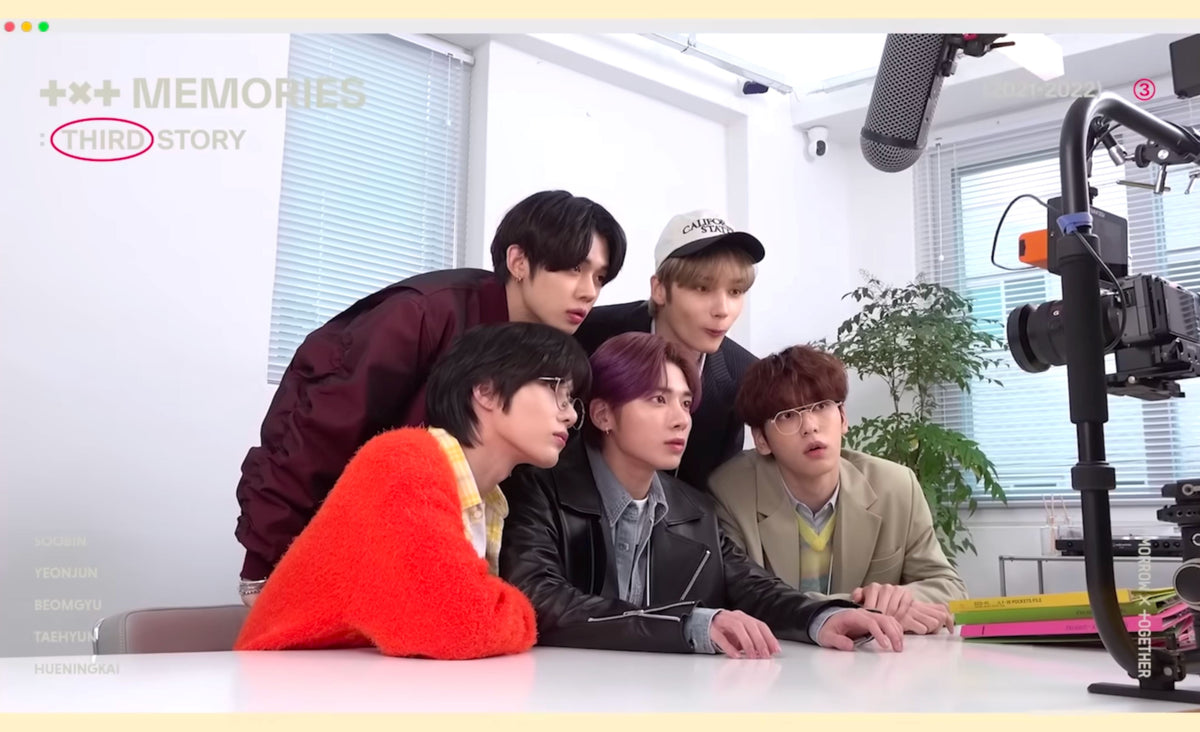 TXT presents a new Memories Box with 8 hours of video content! — Nolae