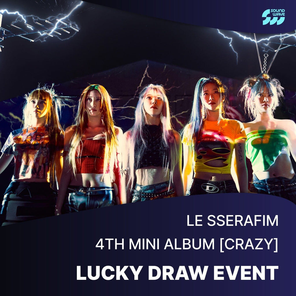 LE SSERAFIM - CRAZY (4TH MINI ALBUM) LUCKY DRAW (SW)