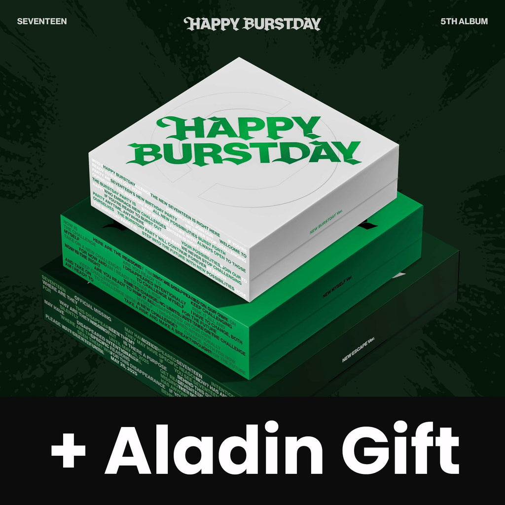 SEVENTEEN - HAPPY BURSTDAY + Aladin Gift