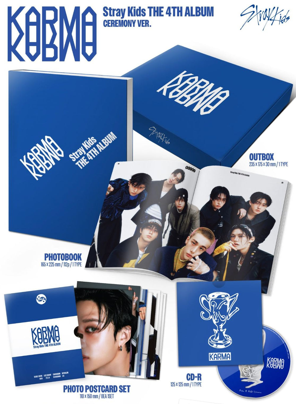 STRAY KIDS - KARMA + YES24 Photocard