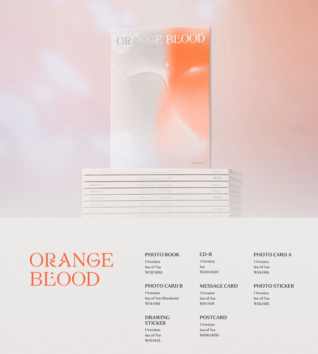 ENHYPEN - ORANGE BLOOD (5TH MINI ALBUM) ENGENE VER. — Nolae
