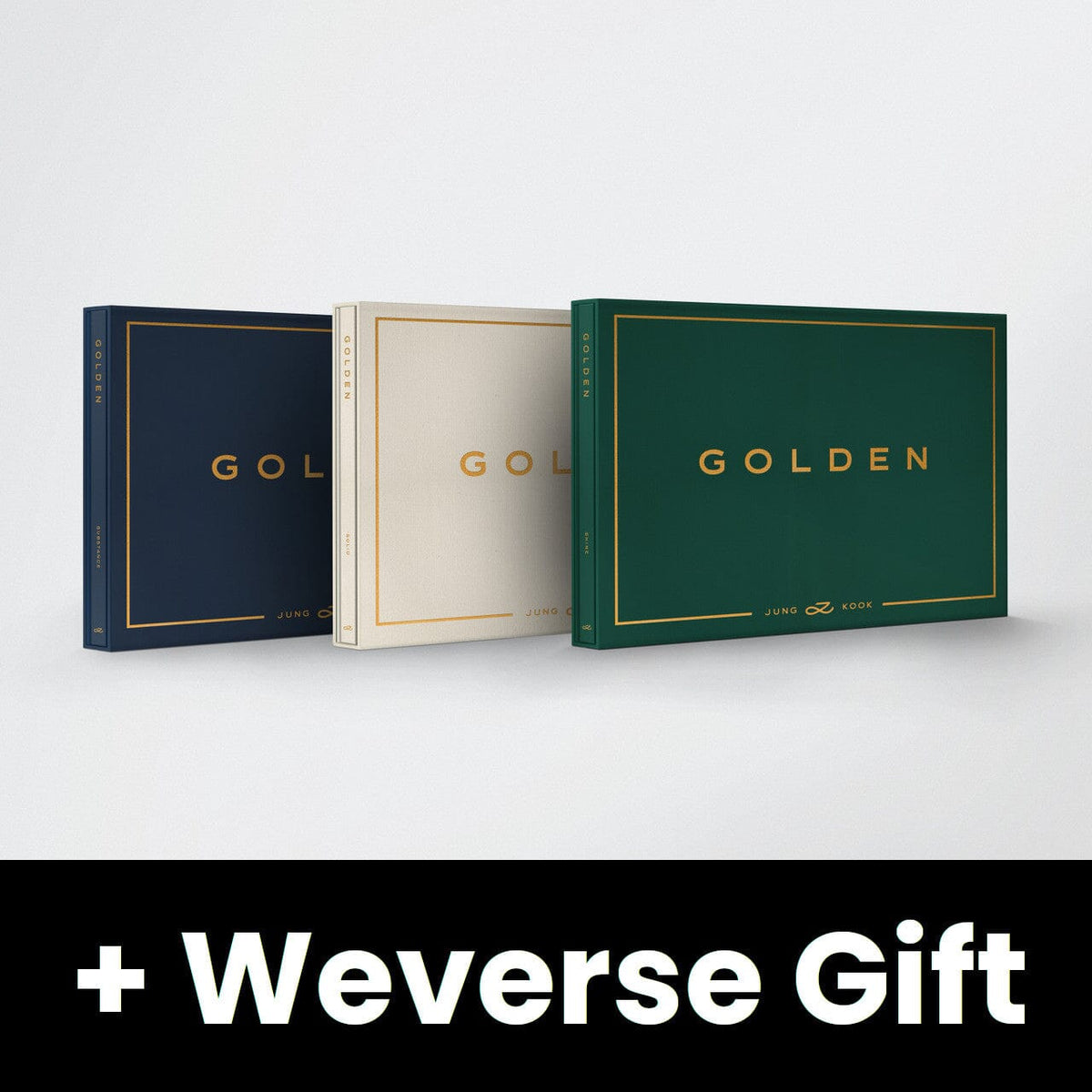 JUNGKOOK (BTS) - GOLDEN (1ST SOLO ALBUM) + Weverse Gift